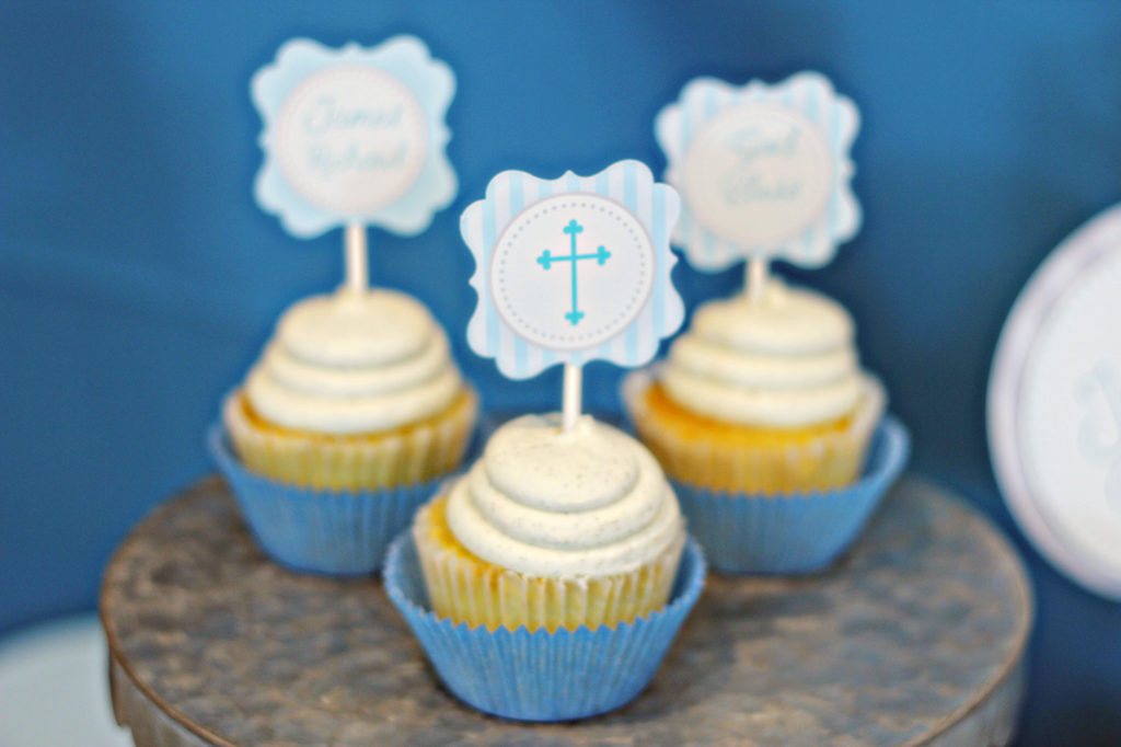 Light Blue First Communion Party Printable and Invitation Set ...